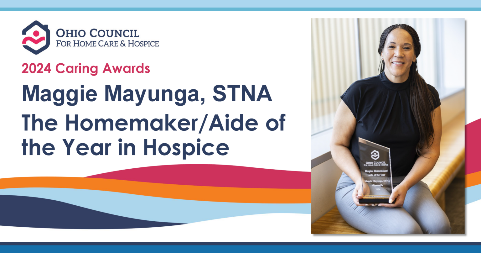 Maggie Mayunga, STNA, 2024 Homemaker/Aide of the Year in Hospice Award ...